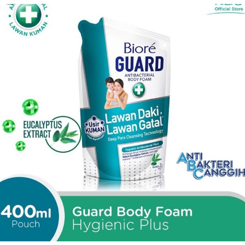 Jual BIORE GUARD BODY FOAM ENERGIC REFIIL ISI ULANG, ACTIVE ANTIBACTERIAL, ENERGETIC COOL ...