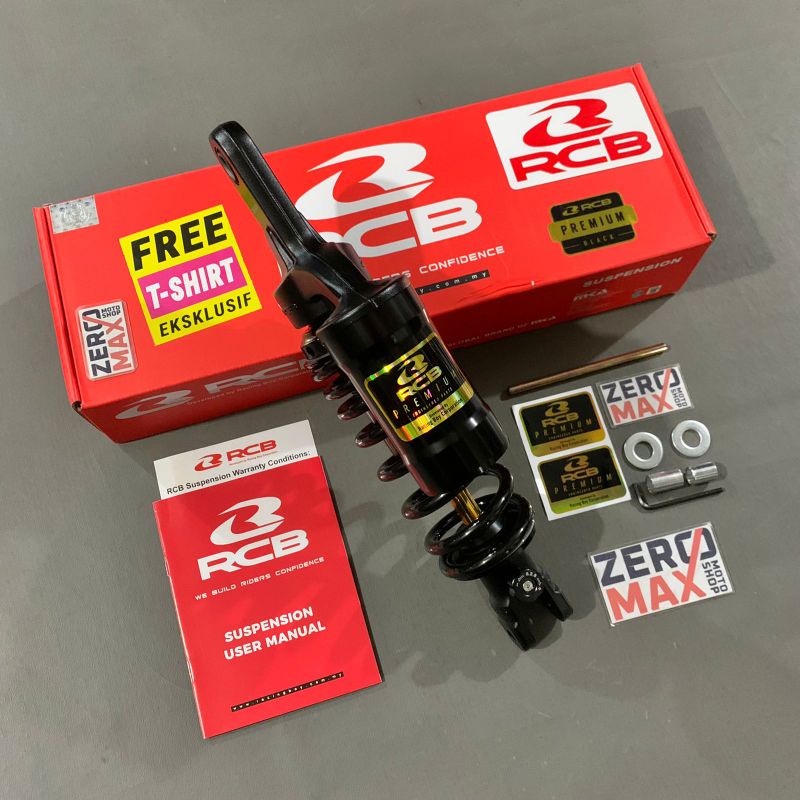 Jual Shockbreaker RCB Racing Boy MB2 MB-2 PLUS 305mm Black Premium Mio ...