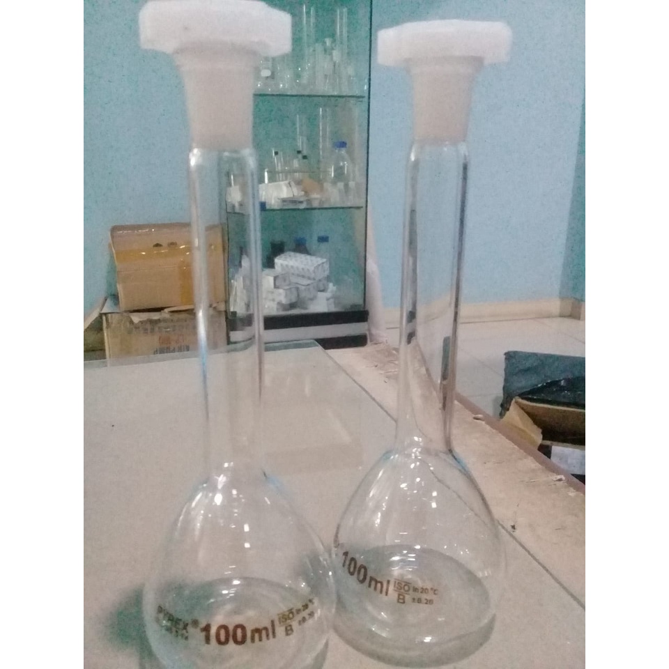 Jual Labu Ukur Pyrex 100 ml Grade B - RRC | Shopee Indonesia