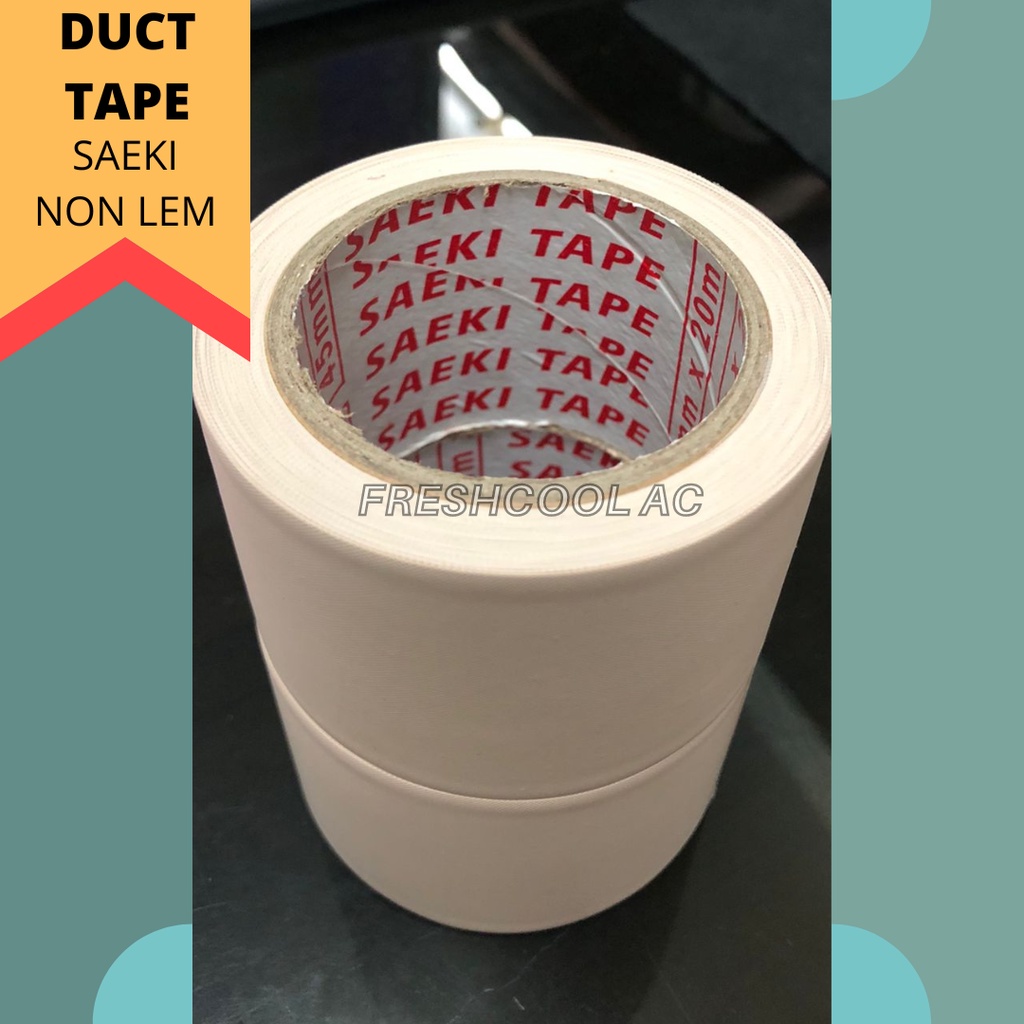 Jual DUCT TAPE PIPA AC SAEKI NON LEM (ISOLASI NON LEM PIPA) | Shopee ...