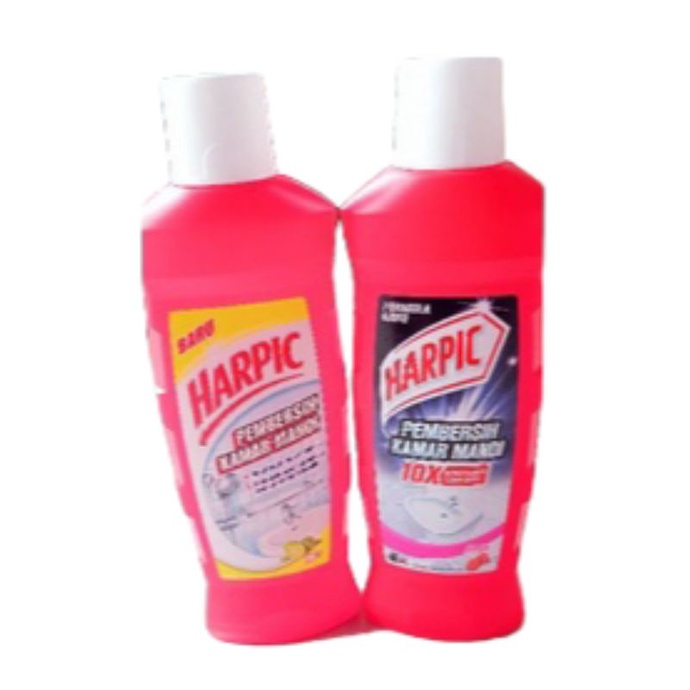 Jual harpic pembersih kamar mandi 2 varian lime & rose 500ml | Shopee ...