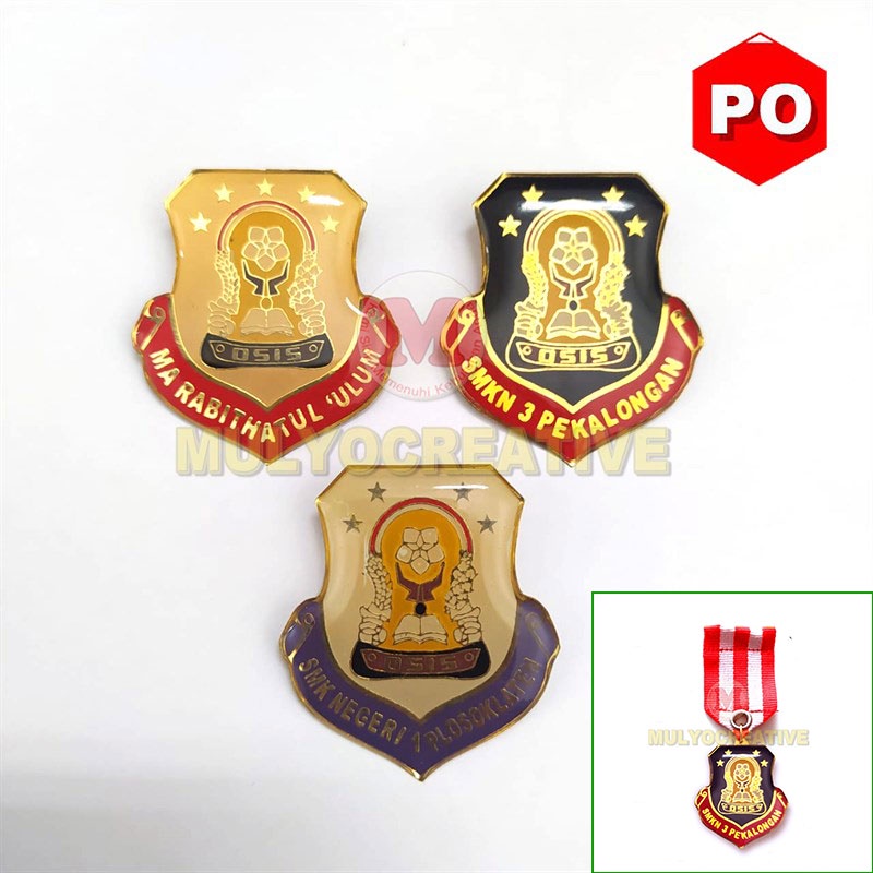 Jual Pin Osis SMK SMA Logo OSIS Custom Nama Sekolah | Shopee Indonesia