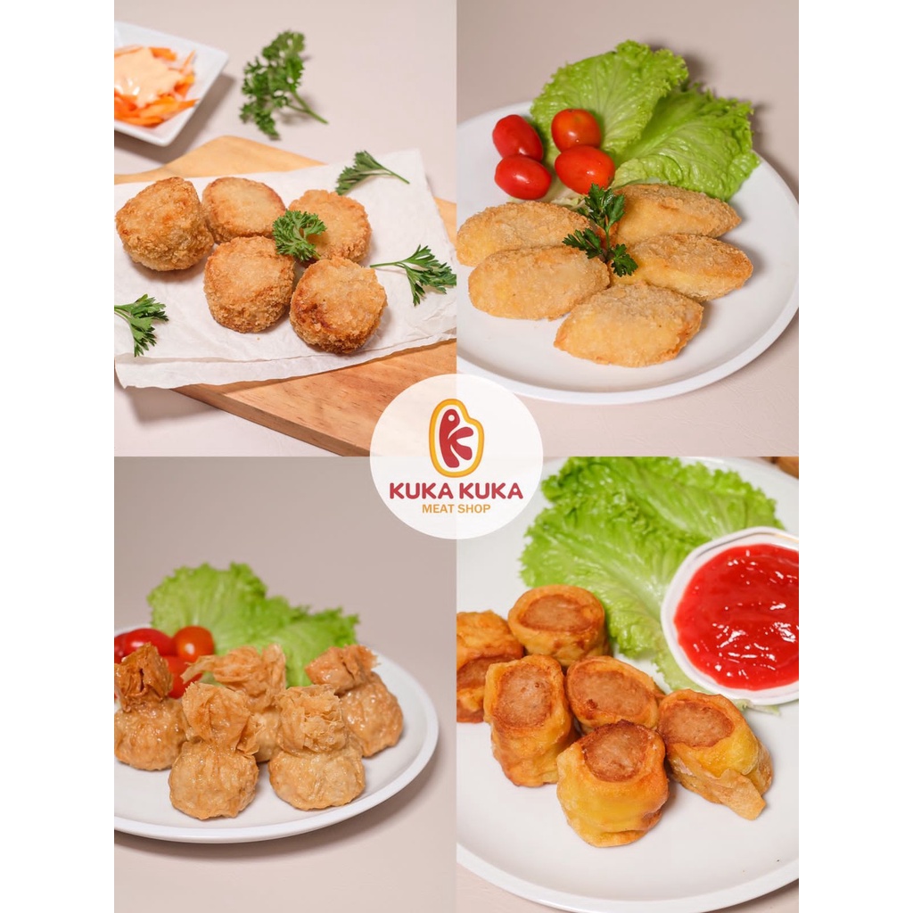 Jual Bento Frozen Food - Shrimp Roll / Tori Ball / Egg Chicken Roll ...