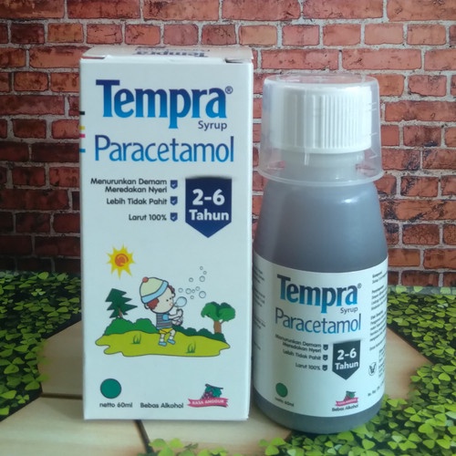 Jual Tempra Sirup 60 ml ( obat demam anak 2-6 tahun ) || tempra obat ...