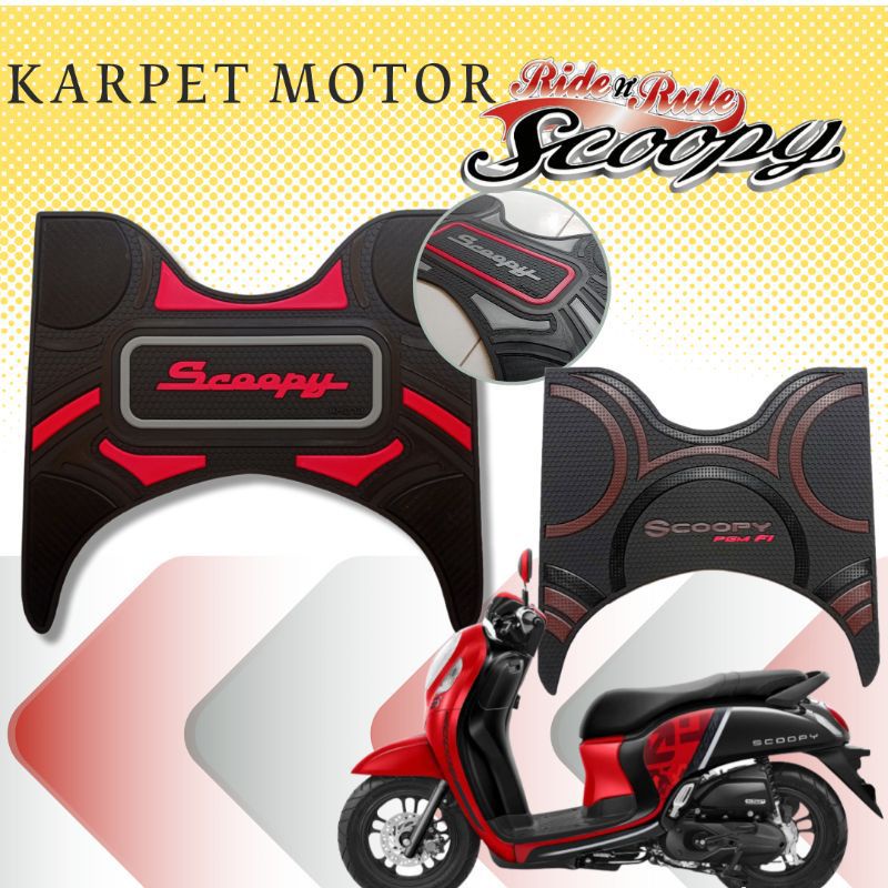 Jual karpet motor NEW SCOOPY 2013-2022 ZANA series | Shopee Indonesia