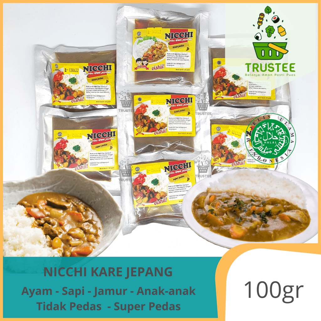 Jual NICCHI kare Golden Curry HALAL 100g | Kari ala Jepang | Nichi kare ...