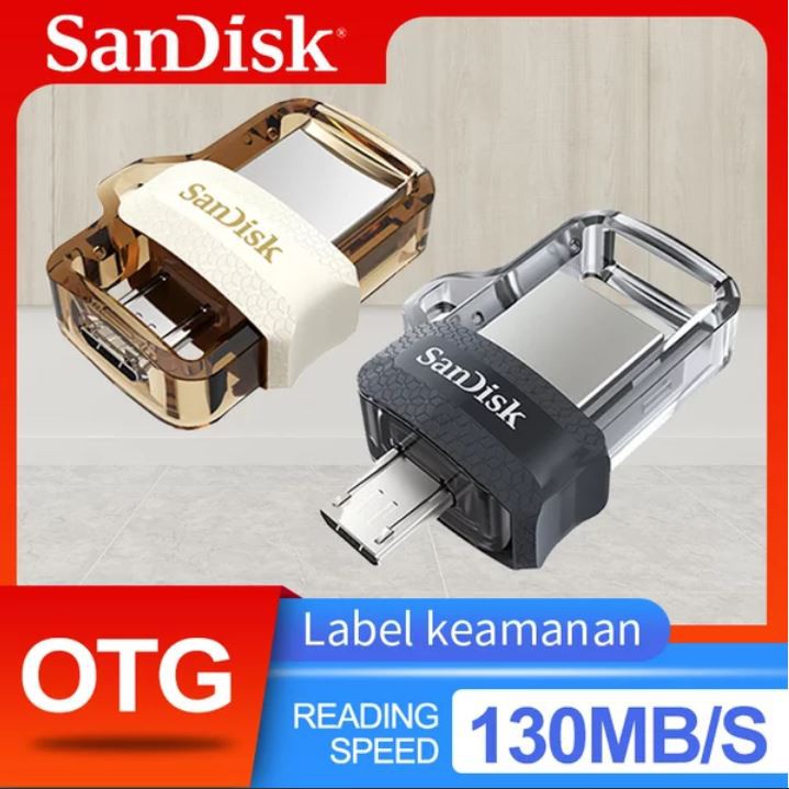 Jual FLASHDISK SANDISK 64 GB ULTRA DUAL DRIVE GO OTG USB TYPE -B (MAP ...