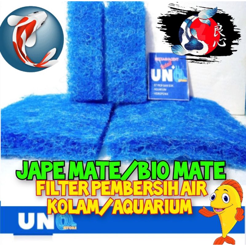 Jual MEDIA PEMBERSIH FILTER AQUARIUM / KOLAM IKAN JAPMAT BUSA JAP MATE ...