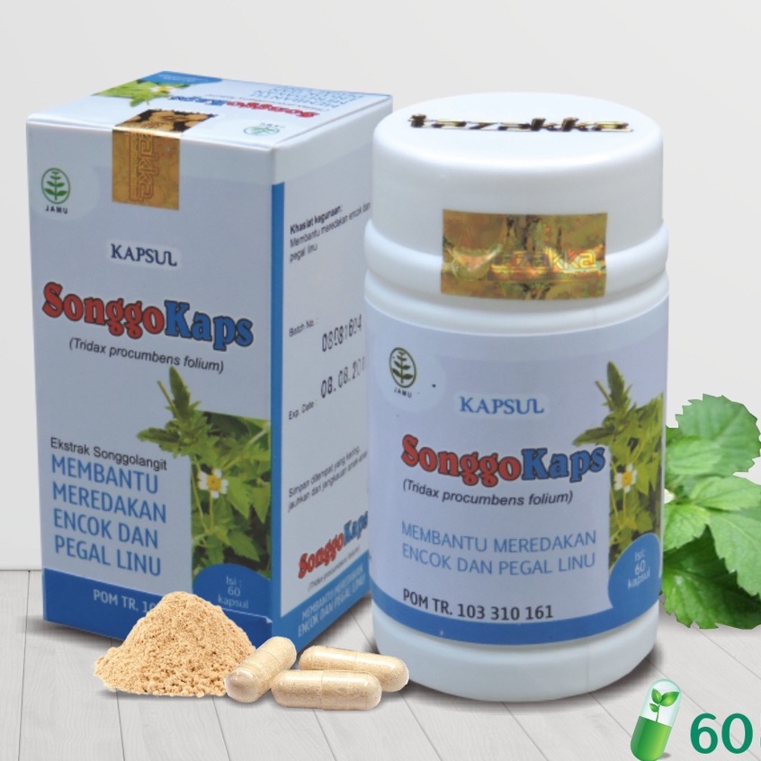 Jual Tazakka Obat Asam Urat Encok Pegal Linu Ekstrak Songgo Langit ...