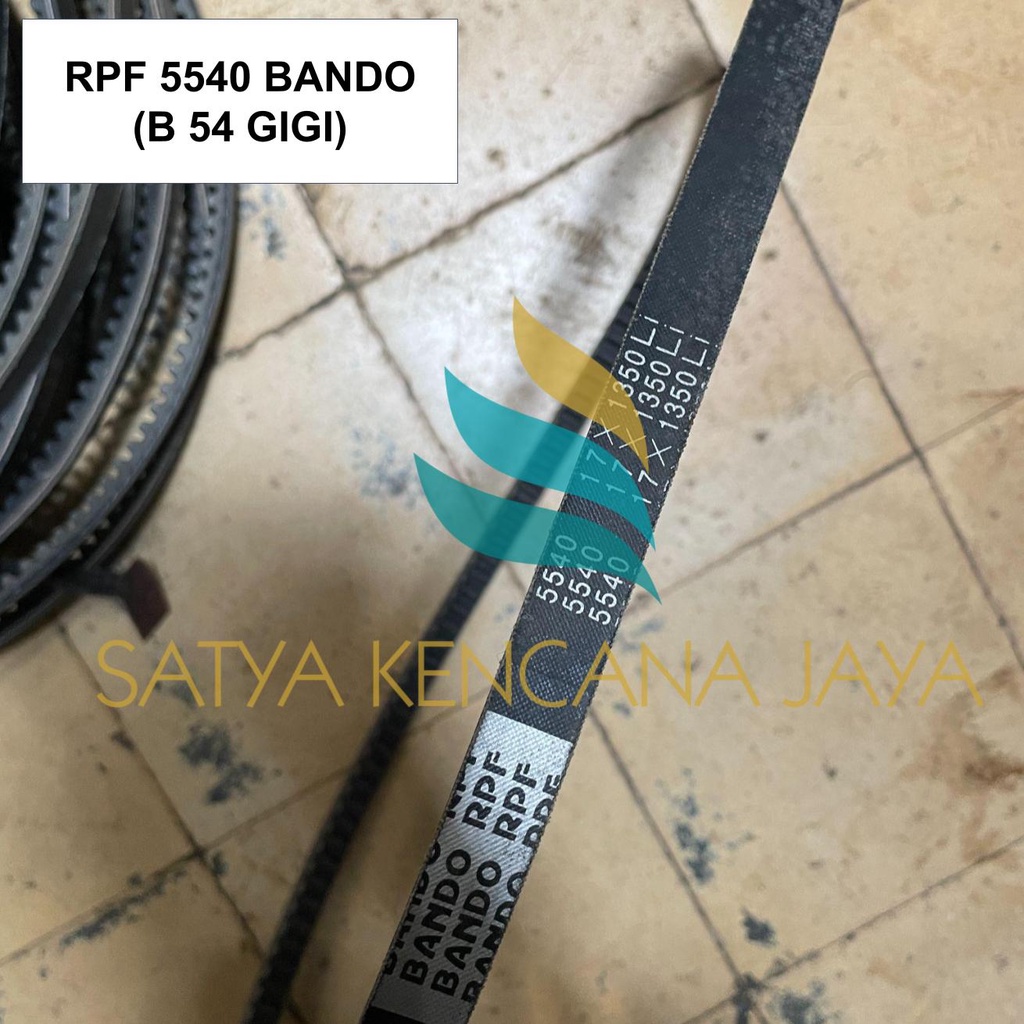 Jual [COD] V-BELT RPF GIGI B54 B55 B56 B57 B58 B59 B60 BANDO FAN BELT ...