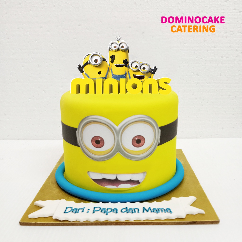 Jual Mini Cake - Cake Ultah Mini - Kue Ulang Tahun Minion | Shopee ...
