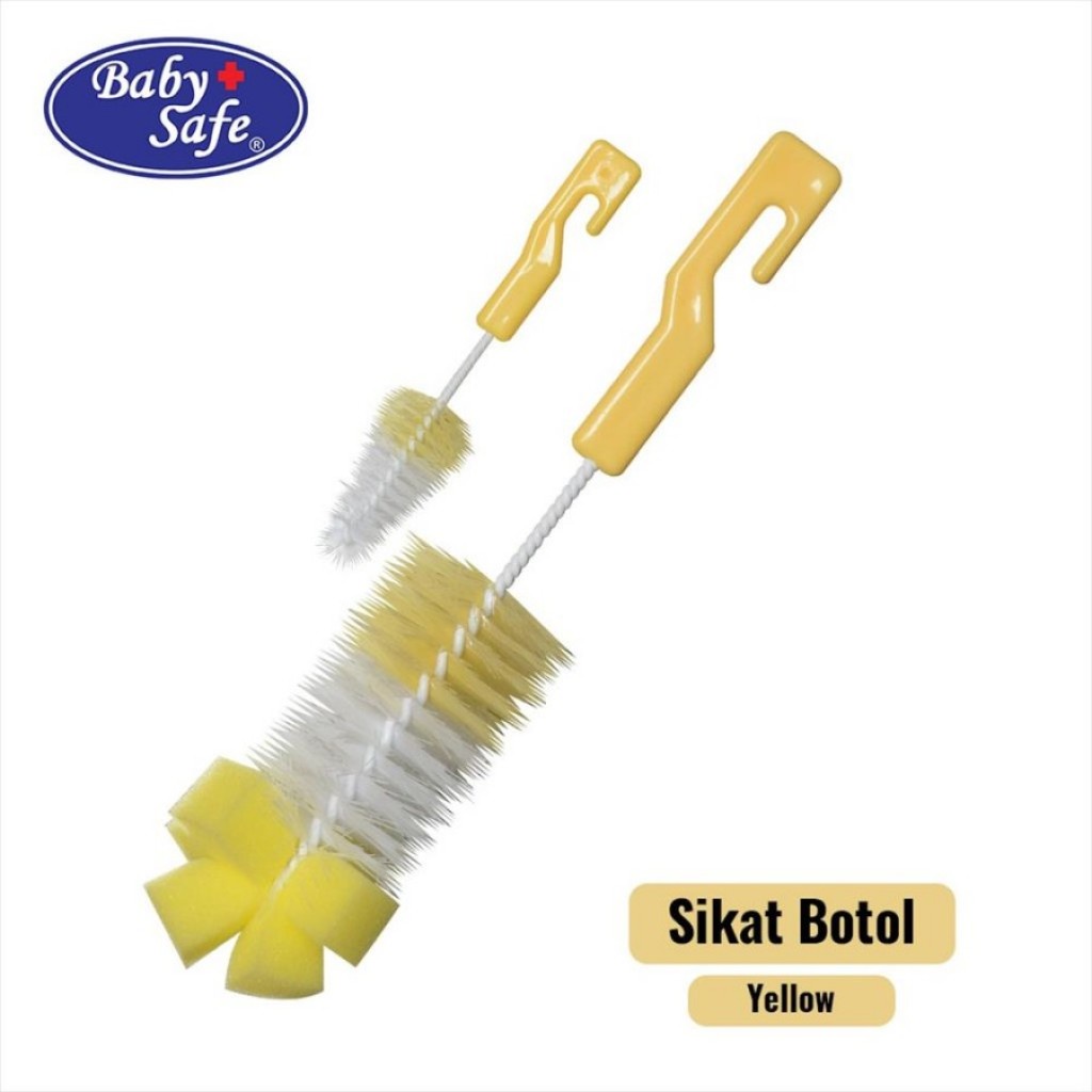 Jual BABY SAFE SIKAT BOTOL BD 037-1 (YELLOW) | Shopee Indonesia