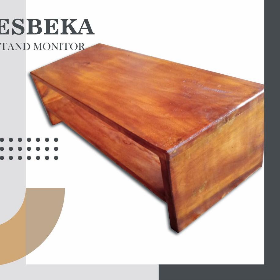 Jual Terlaris CLRQN ALAS DUDUKAN PENINGGI MEJA MONITOR KAYU - MEJA ...