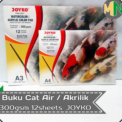 Jual Buku Cat Air (Watercolor) / Akrilik (Acrylic Color) Sketch Pad ...