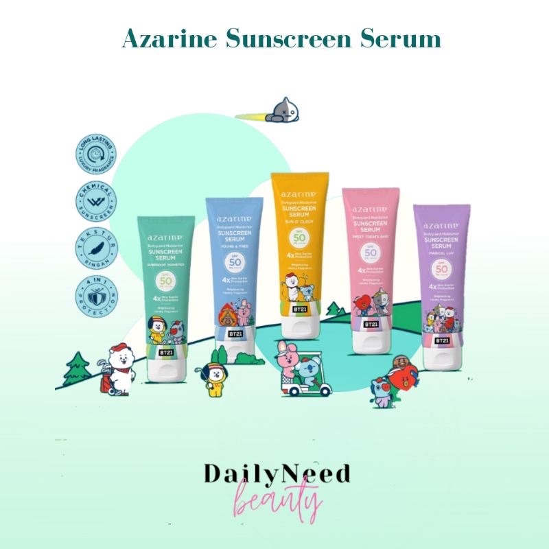 Jual AZARINE BODY SUNSCREEN SERUM SPF50 PA++++ | Shopee Indonesia