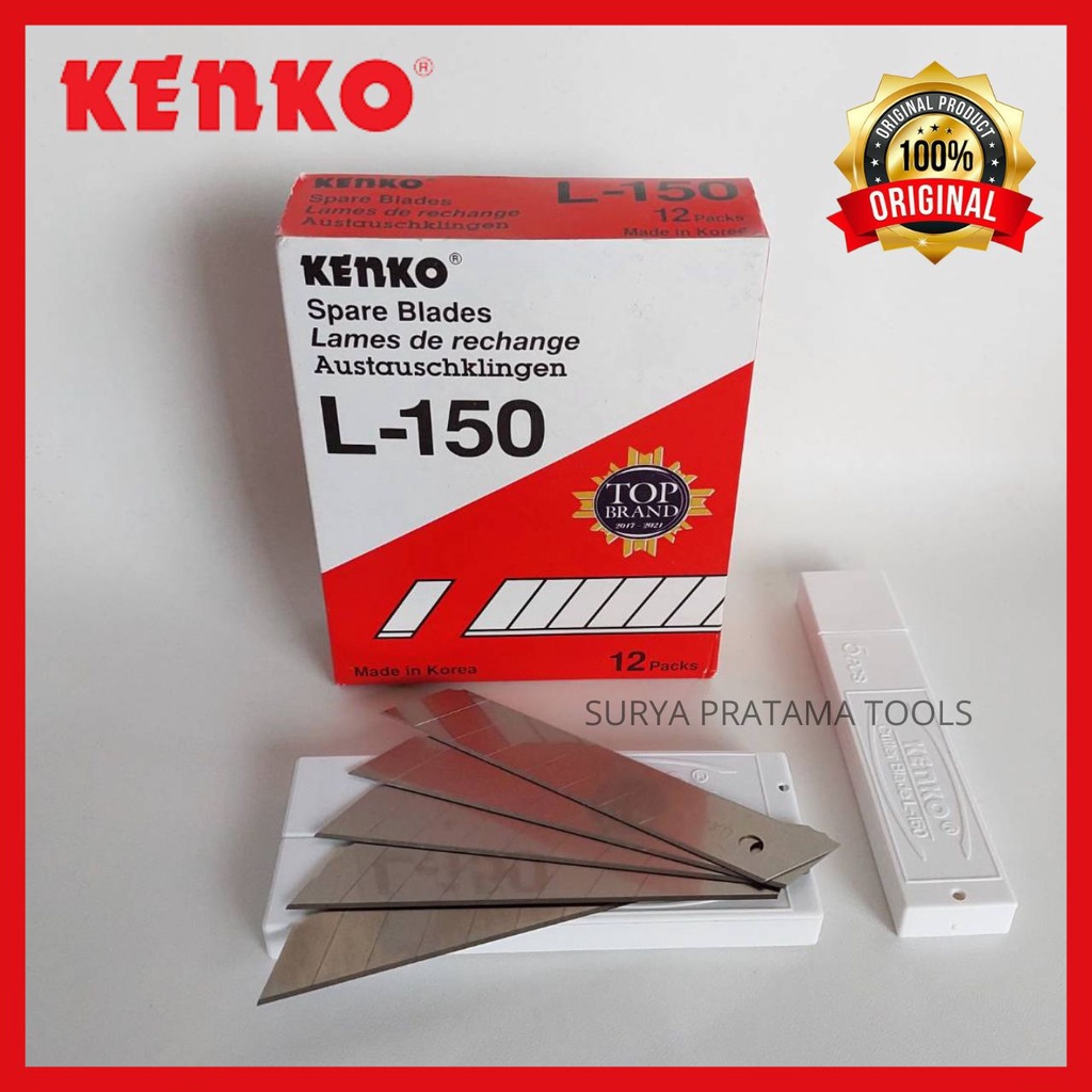 Jual Isi Cutter Besar Kenko L150 / Refill Mata Pisau Cutter Kenko ...