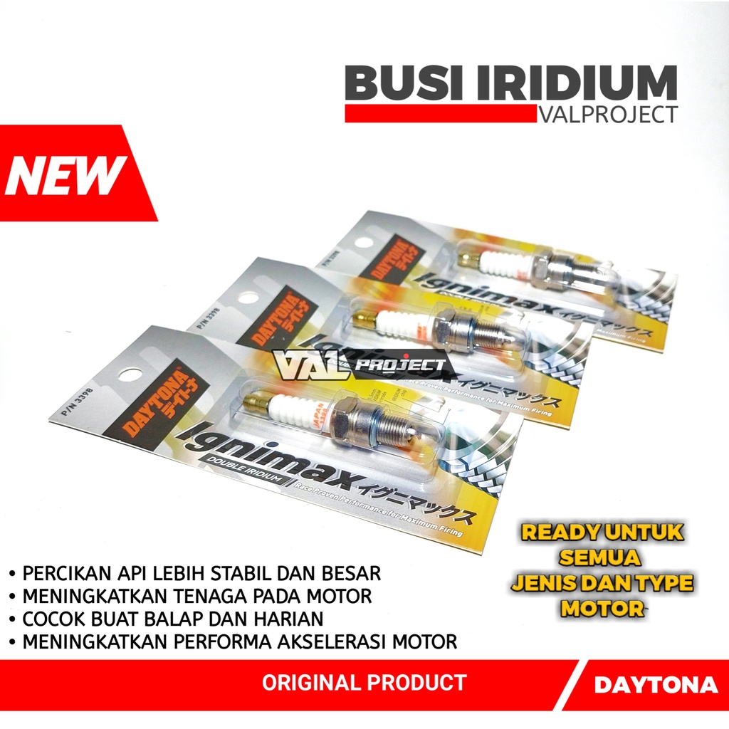 Jual Busi Iridium Daytona PCX Vario 125 150 Beat Scoopy Nmax Mio Semua ...