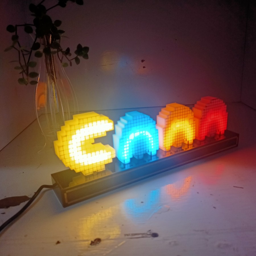 Jual Pacman Ghost Lampu LED / Pacman Light / Lampu tidur / | Shopee ...