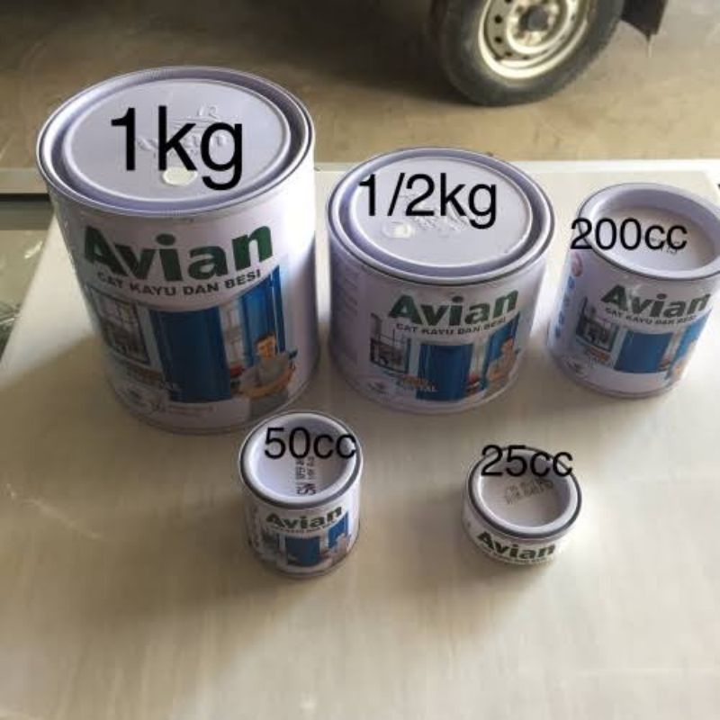 Jual Cat Kayu Besi Avian 25cc | Shopee Indonesia