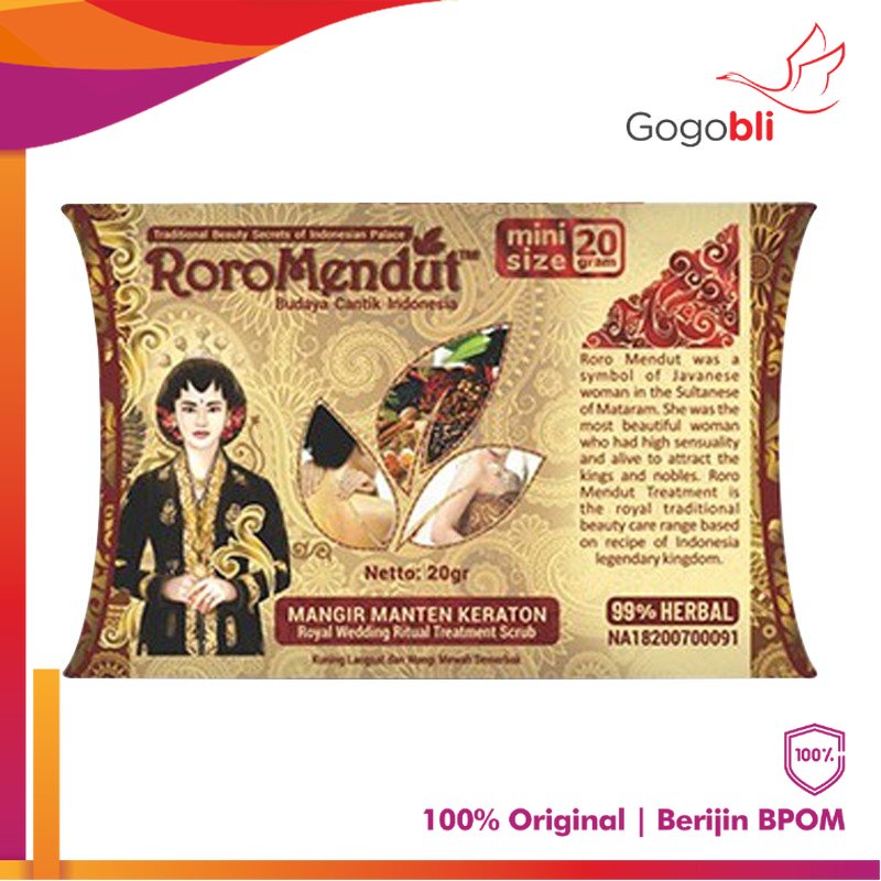 Jual Roro Mendut Lulur Mangir Manten Keraton 20gr | Shopee Indonesia
