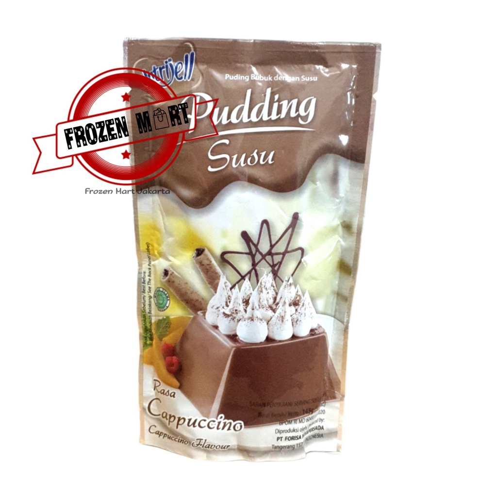 Jual NUTRIJELL Pudding Susu Rasa Cappuccino / Puding Capucino 145 Gr ...