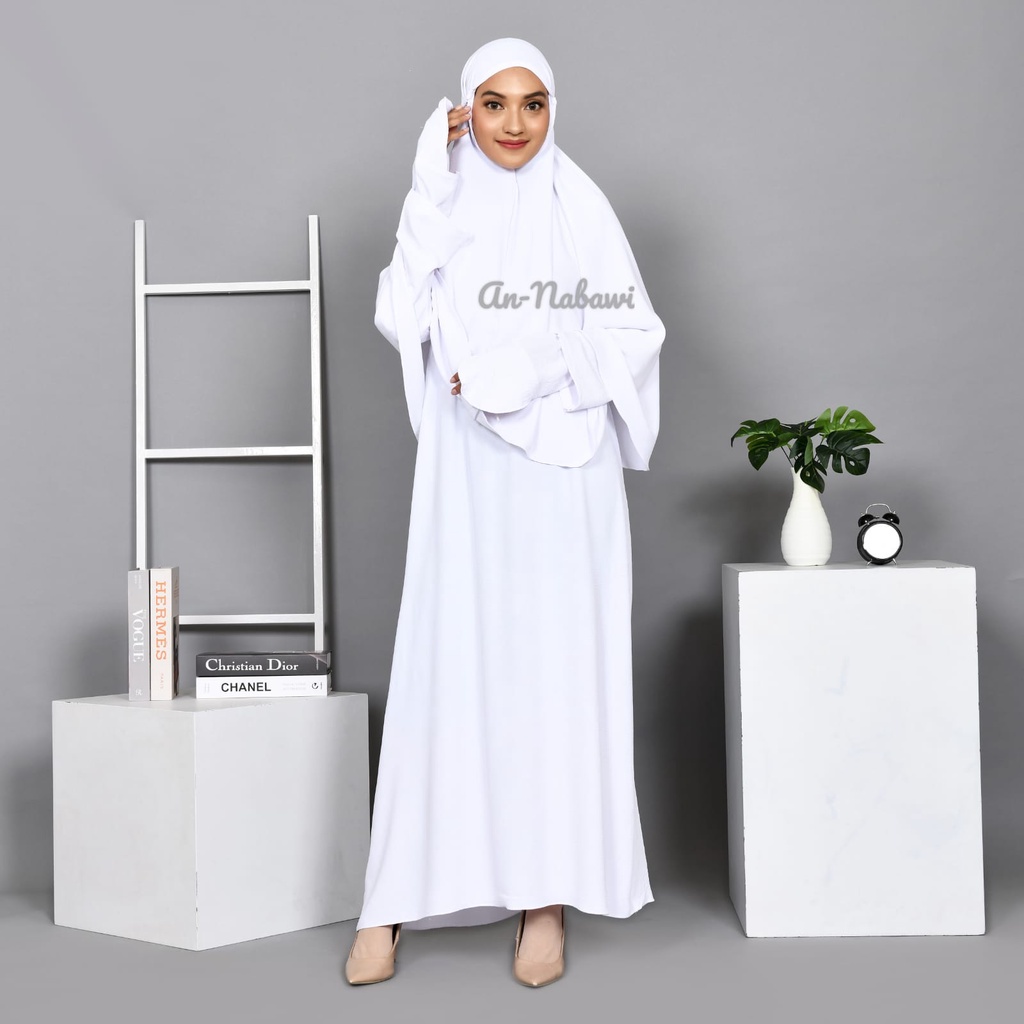 Jual Baju ihrom wanita lengkap - perlengkapan haji umroh - gamis haji ...