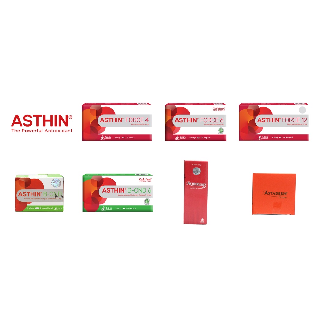 Jual ASTHIN FORCE 4 / 6 / 12 / B-OND 6 / ASTADERM , suplemen ...