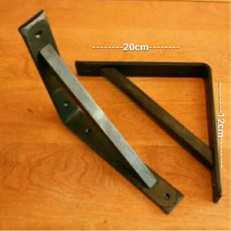 Jual rak siku besi ambalan bracket siku dinding rak siku hambalan besi ...