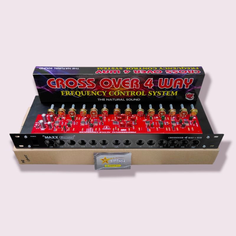 Jual Paket Box + Kit Crossover Aktif 4WAY Subwoofer Cross Over 4 WAY | Shopee Indonesia