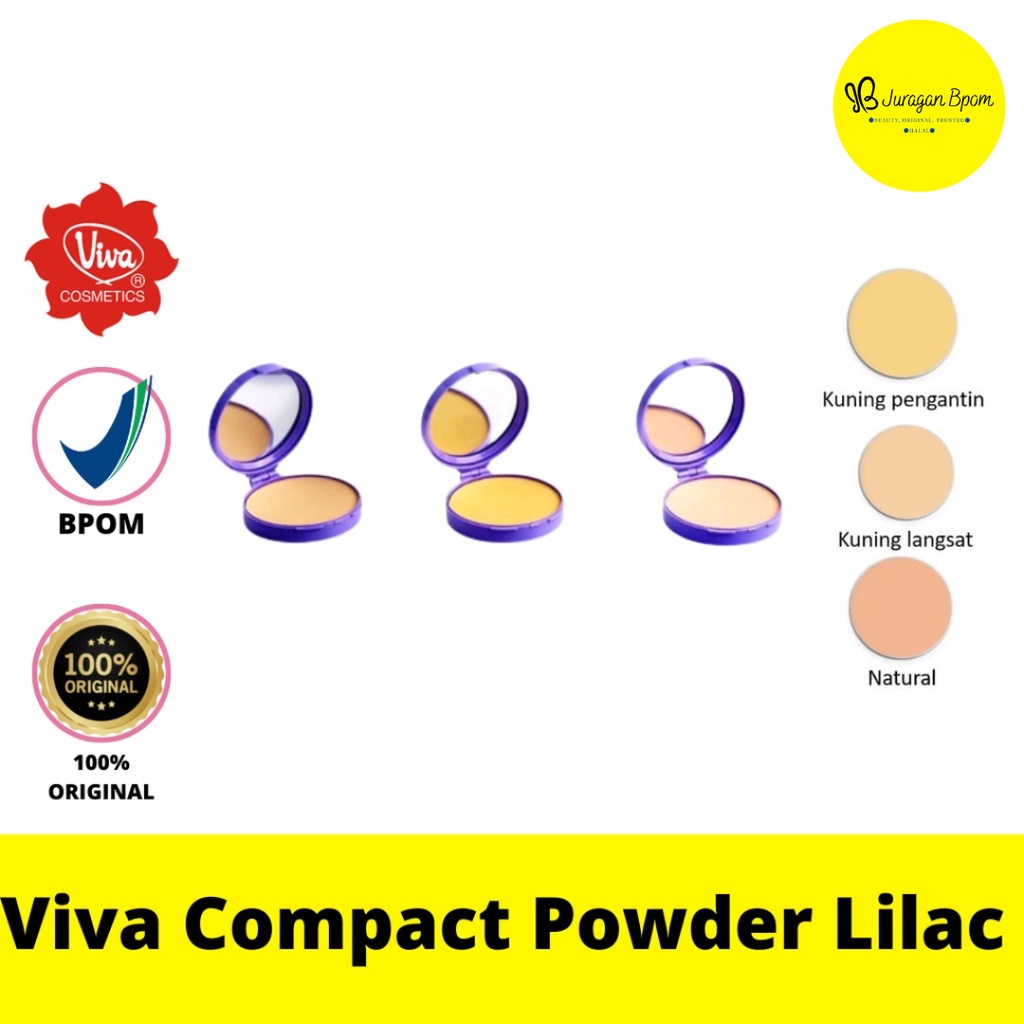 Jual Viva Compact Powder Lilac / Bedak Padat / Bedak Viva | Shopee ...