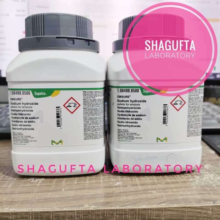Jual Sodium Hydroxide 500GR / Natrium Hidroksida / NaOH , Merck 106498 ...