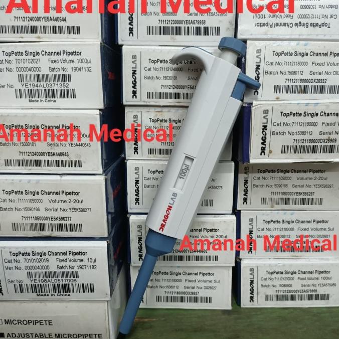 Jual mikropipet 100 ul micropipet micropipette 100ul dragonlab dragon ...
