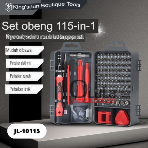 Jual Kunci Obeng Set 115 in 1 Reparasi Smartphone Laptop Mini Precision ...