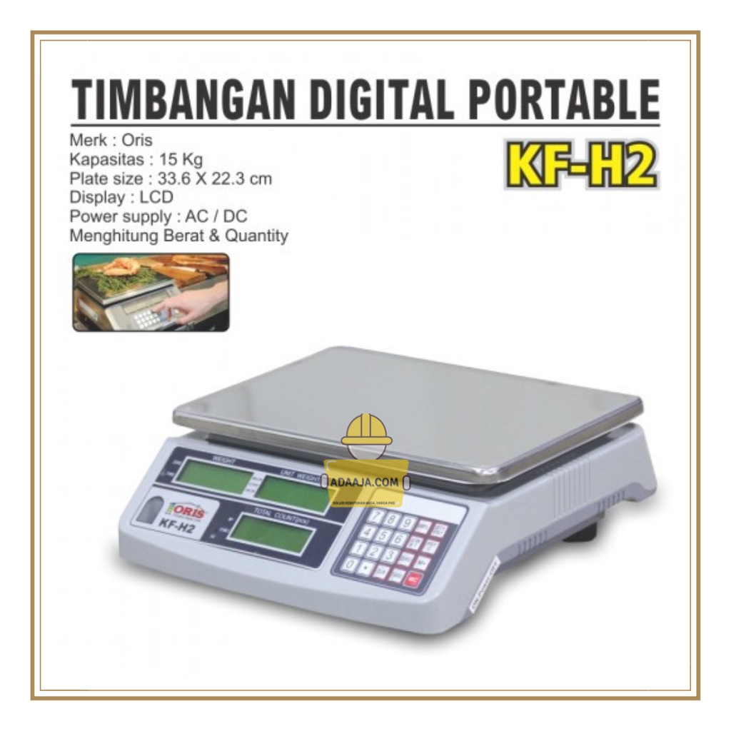 Jual Timbangan Digital Timbangan Meja Buah Sayur Laundry 30 KG - Oris ...