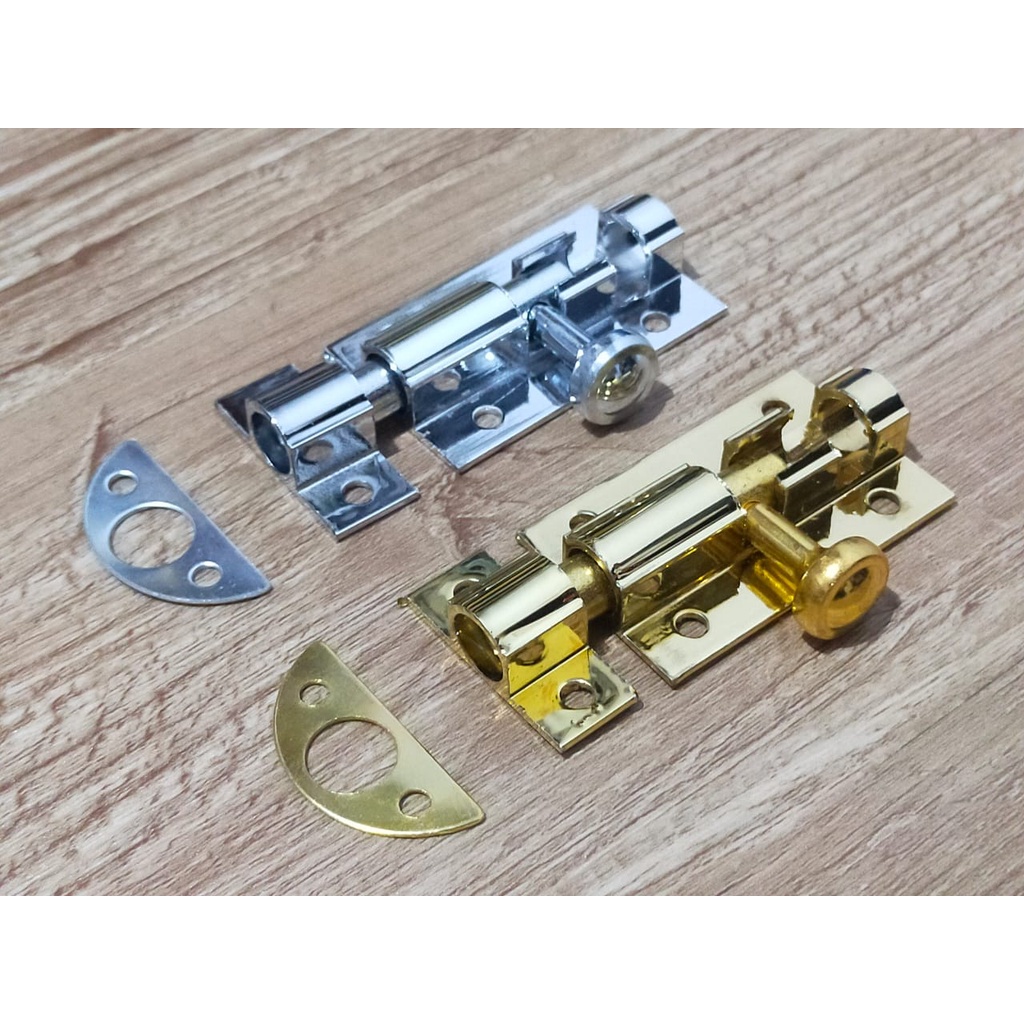 Jual Grendel Slot Pintu 2" Slot Kunci Pintu Jendela Lemari Bahan ...