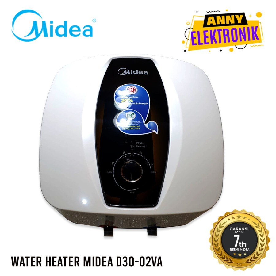 Jual Pemanas Air Midea Water Heater D30 035VA / D 30 035 VA - Kapasitas 30 Liter | Shopee Indonesia