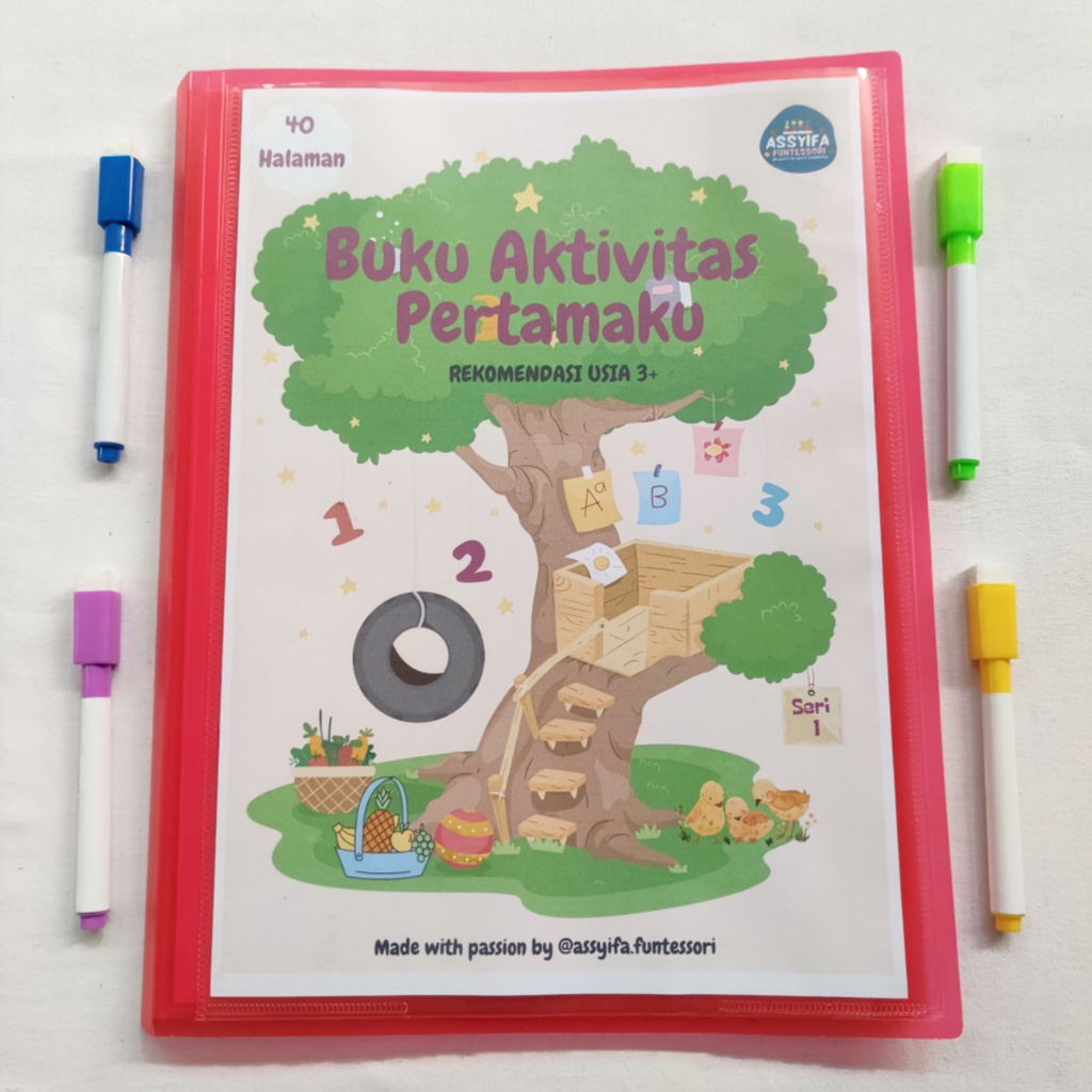 Jual Buku Aktivitas Pertamaku / Worksheet Anak 3 tahun / Lembar Kerja ...