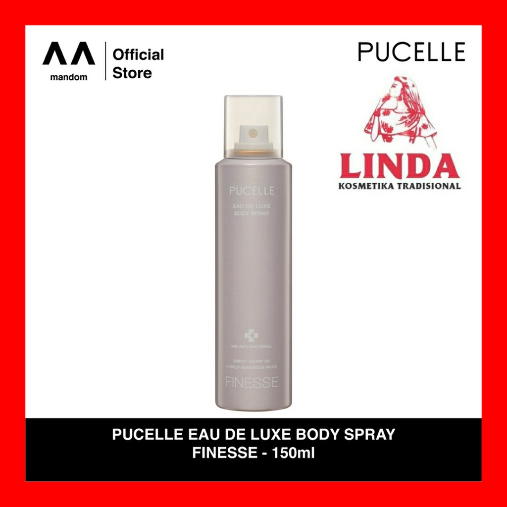 Jual PUCELLE EAU DE LUXE BODY SPRAY 150ML (kaleng) ( PROMO ) | Shopee ...