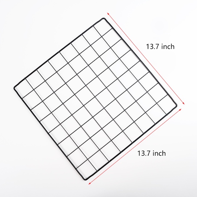 Jual HIJANG Hiasan Dinding wire grid Keranjang Besi Rak Gantung ...