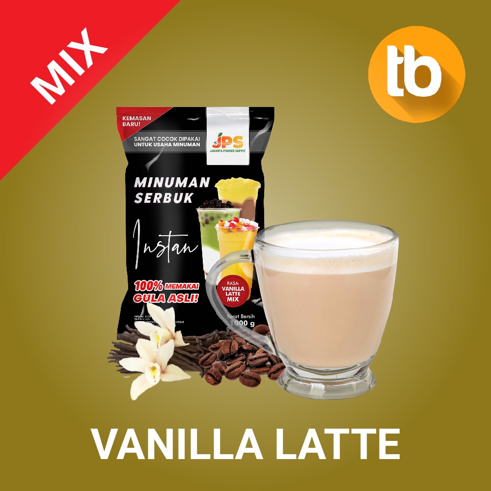 Jual JPS Powder Bubuk Minuman Serbuk Instan Rasa Vanilla Latte Mix ...
