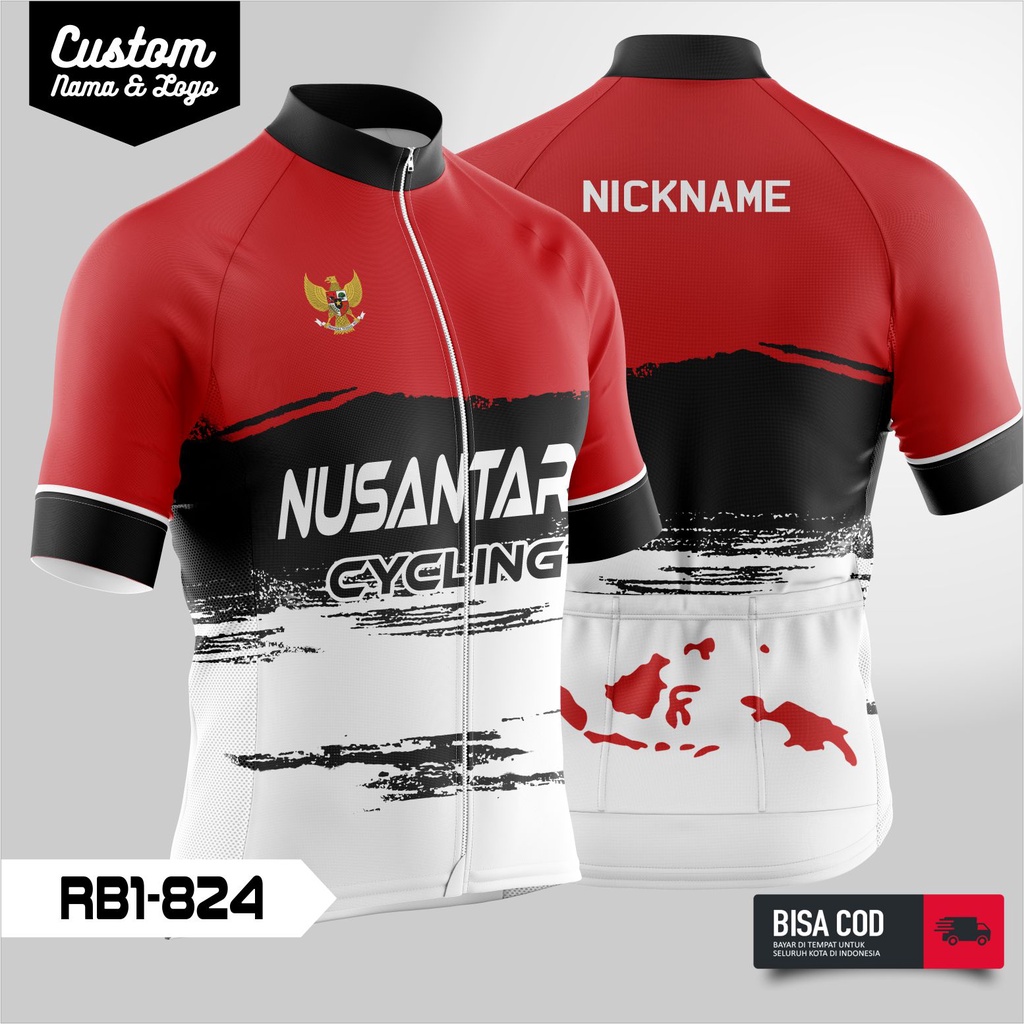 Jual Baju Sepeda / Jersey RoadBike Slimfit Fullprinting Original ...