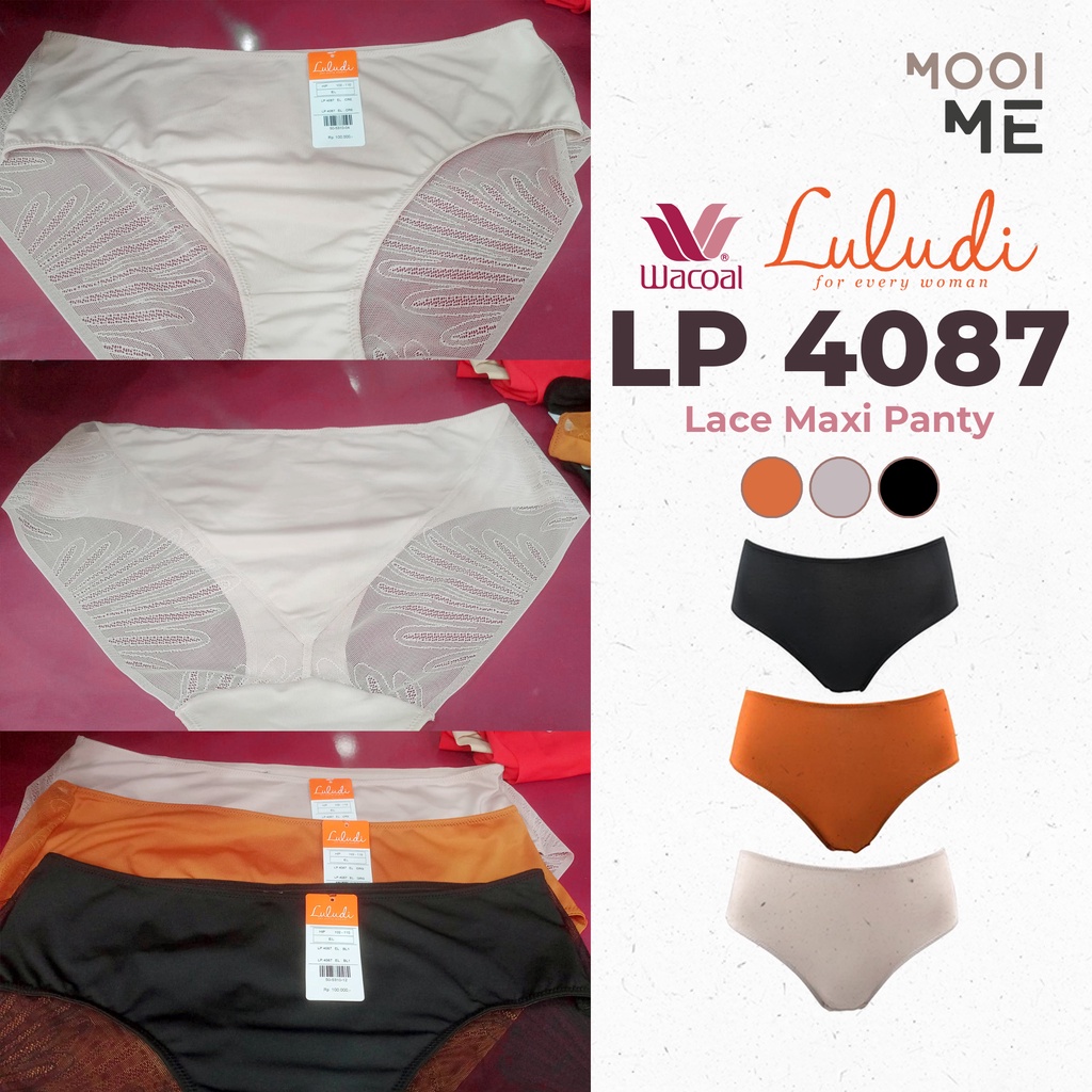 Jual Luludi LP 4087 Maxi Panty (Celana Dalam) Lace (Renda) | Shopee ...