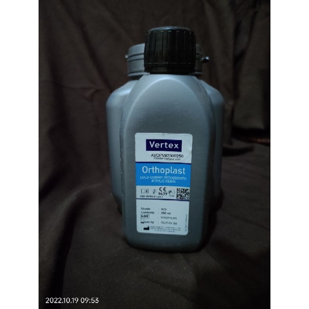 Jual Vertex OrthoPlast liquid 250ml Cold curing Orthodontic Acrylic ...