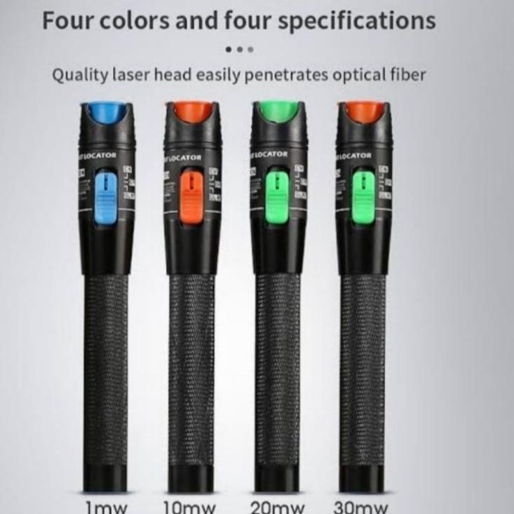 Jual Model Terkini V0HOA Visual Fault Locator 5mW 10mW 20mW 30mW VFL laser senter fiber optik ...