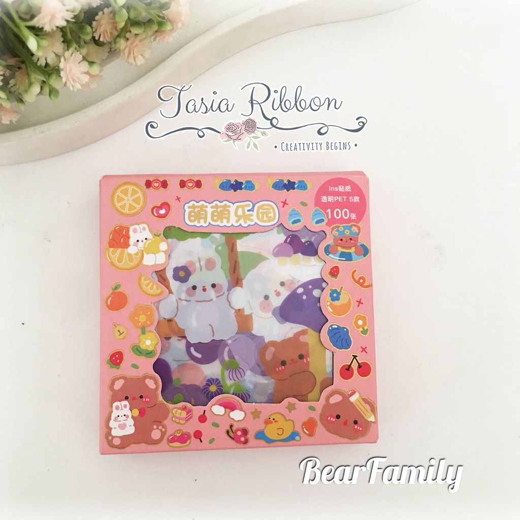 Jual Viral Sticker Botol Korea Aesthetic Lucu [100pc] / Stiker Botol ...