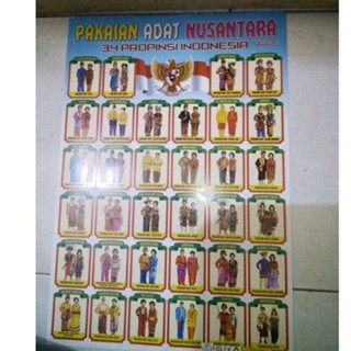 Jual Poster pakaian adat | Shopee Indonesia