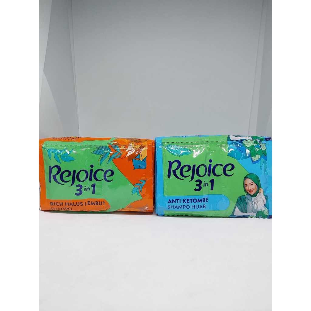 Jual Rejoice Shampoo Sachet 9 ml x 12 sachet (1 renteng) | Shopee Indonesia