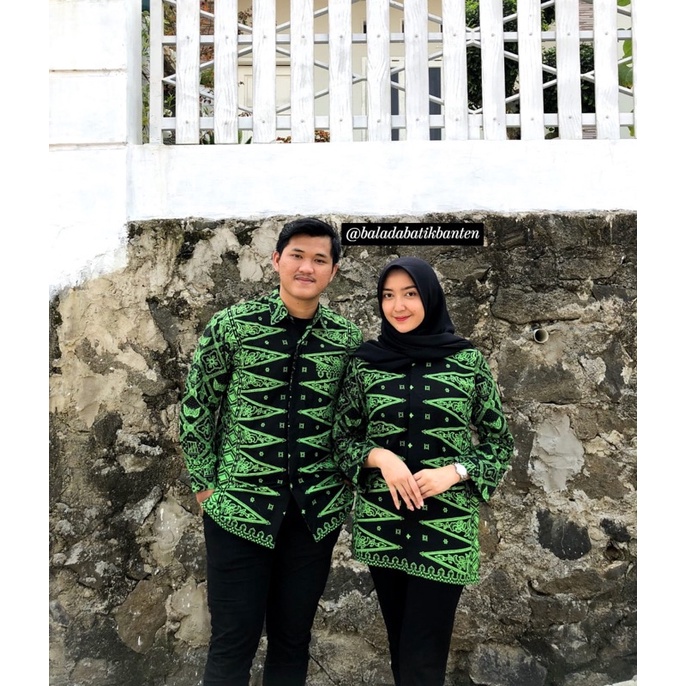Jual Kemeja dan Atasan Batik Baduy Angklung Hijau | Shopee Indonesia