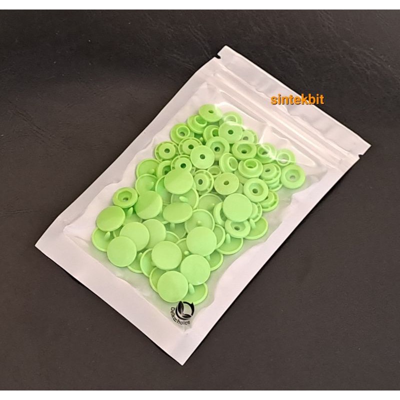 Jual Kancing Snap/Jepret plastik merk KAM ukuran T5 (12.4mm) | Shopee ...