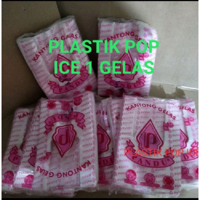 Jual Plastik Pop Ice isi 1 Gelas / Bks 100 gr | Shopee Indonesia